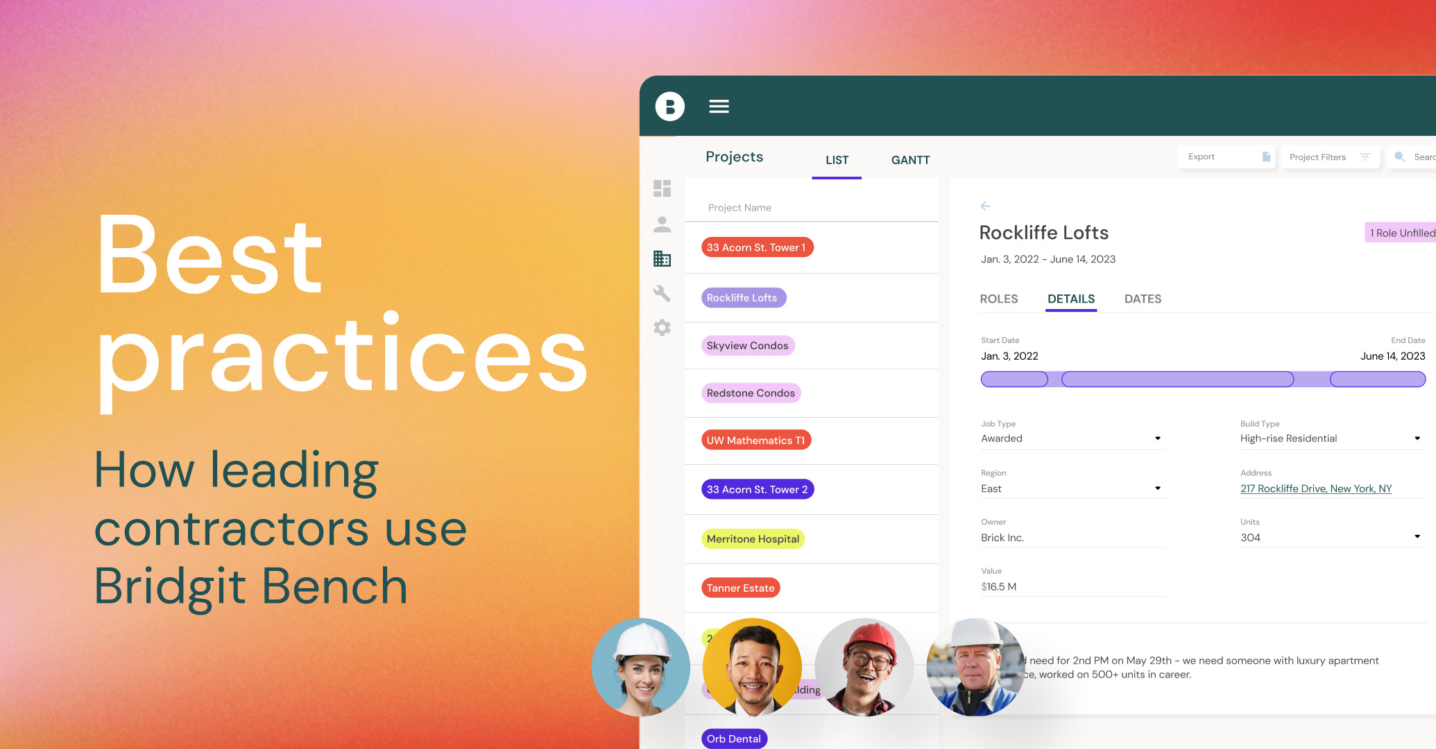 主要承包商如何使用Bridgit Bench - Bri必威体育betway下载dgit - betway中文版